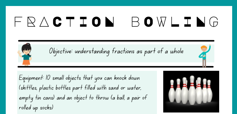 KS2 Fraction Bowling | School Wellbeing